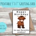 Cow Graduation Gift INSTANT DOWNLOAD Graduation Card Printable Grad ...