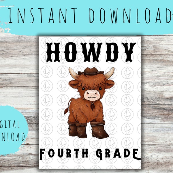 Highland Cow Classroom Decor - Etsy