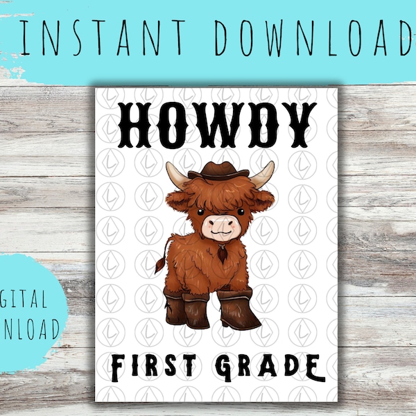 Highland Cow Classroom Decor - Etsy