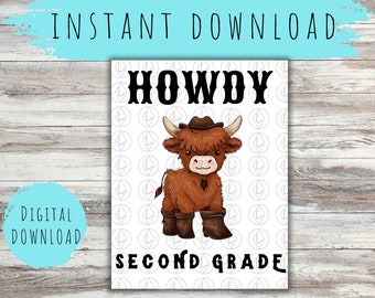 Howdy Prek Pre-k Western Classroom Decor Welcome Back to School Cowboy ...