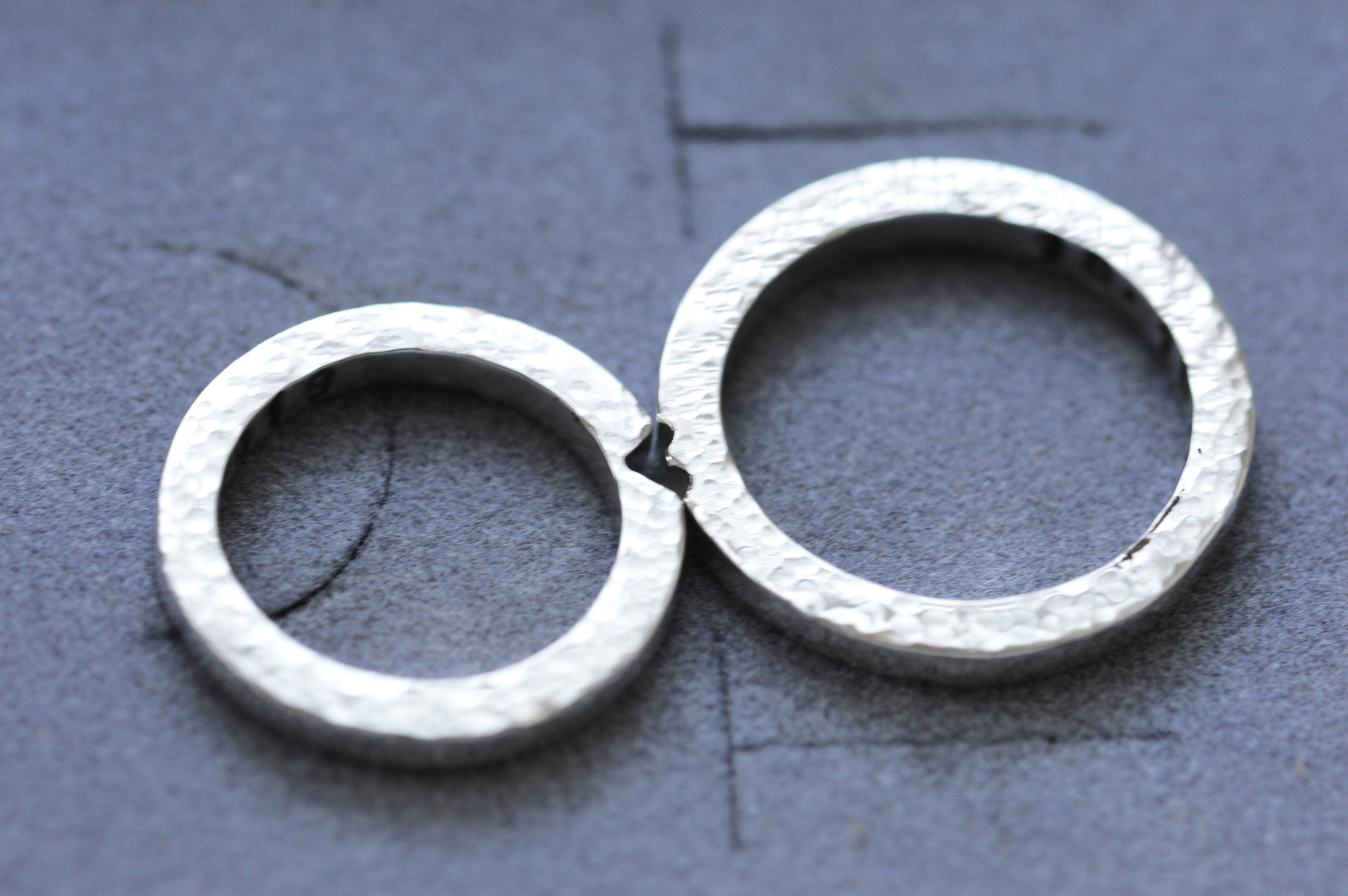 Couples Heart Connection Ring| Couple Ring Set | Heart Cut Out Ring ...