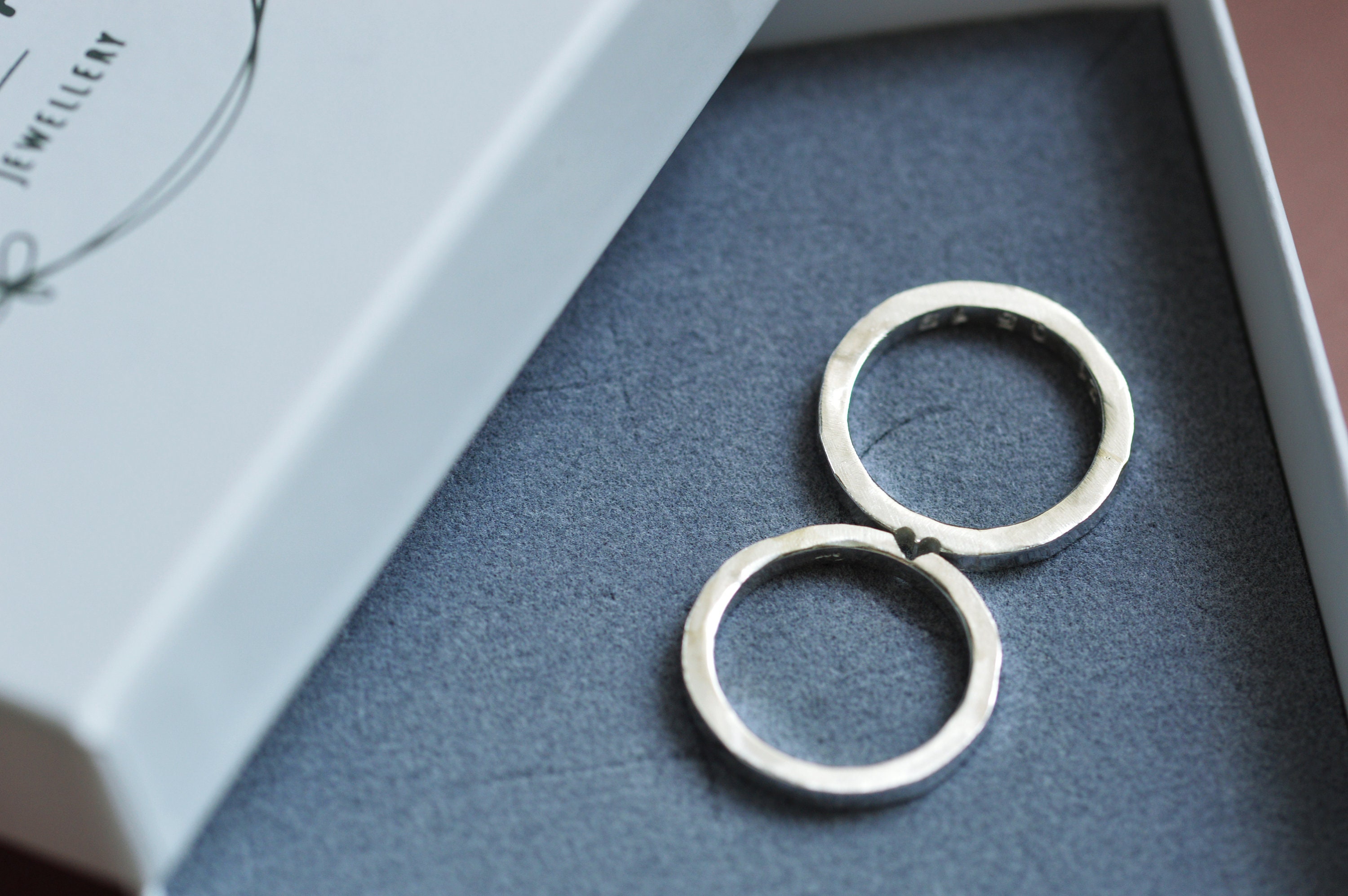 Couples Heart Connection Ring| Couple Ring Set | Heart Cut Out Ring ...