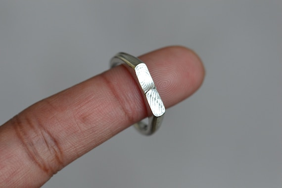 Fingerprint ring etsy store