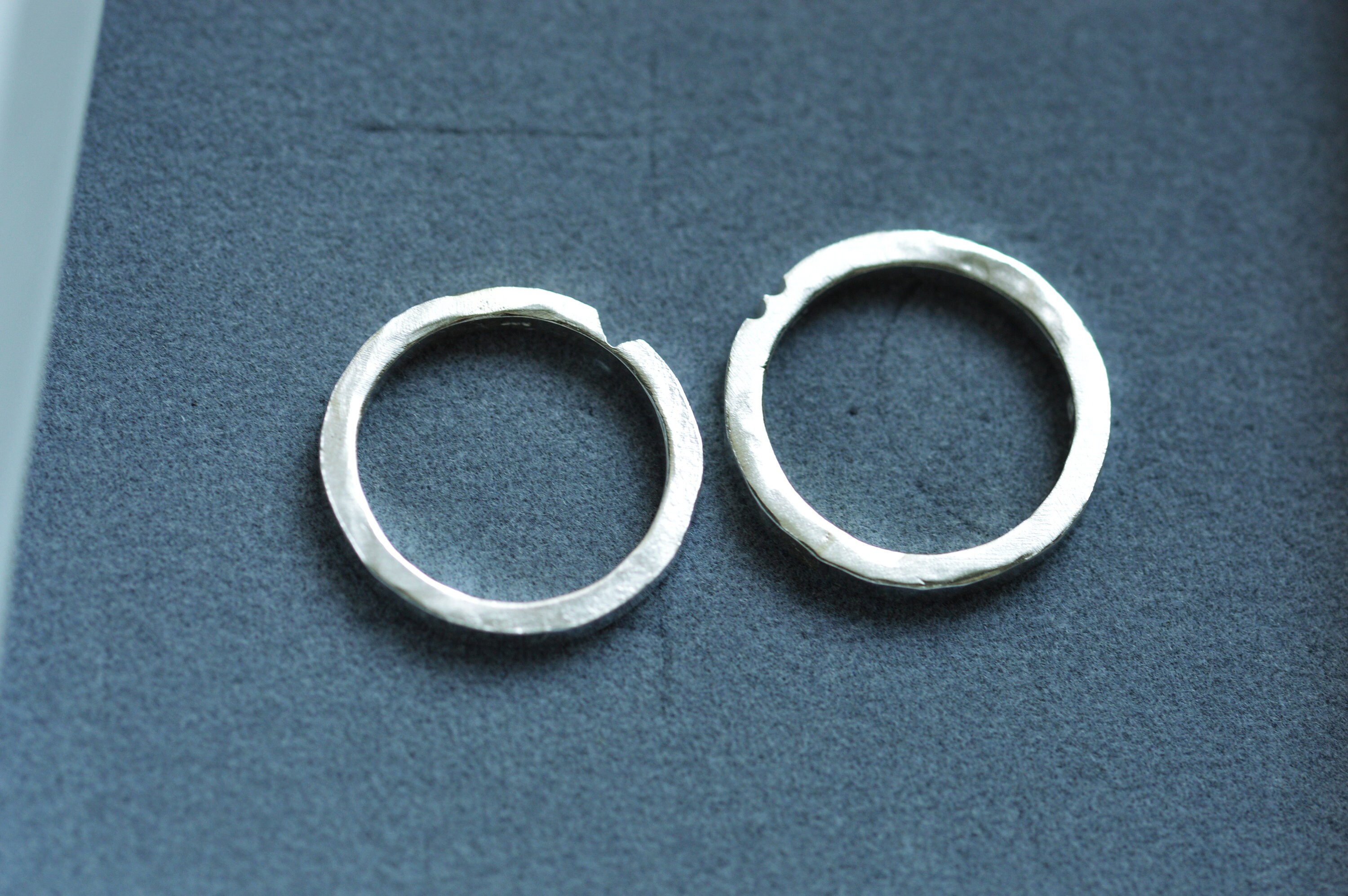 Couples Heart Connection Ring| Couple Ring Set | Heart Cut Out Ring ...