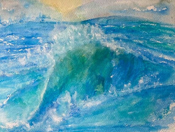 Spray Me Watercolor Painting Original Art Signed by Artist - Etsy