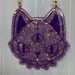 Demon Cat Purple Resin Glitter Chained Hanging Sign Small 3.5'' - Etsy