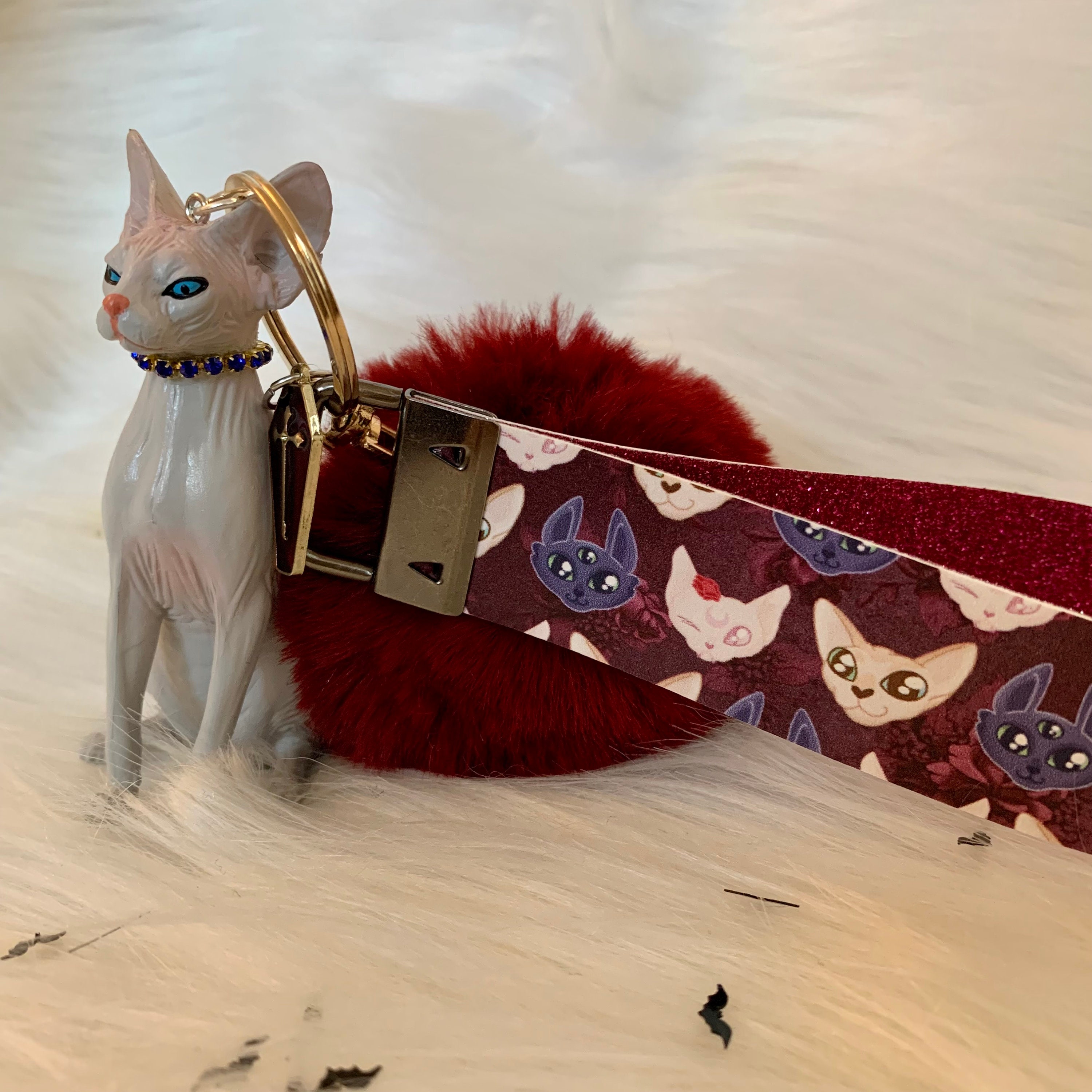 Victorian Vampire Sphynx Halloween Wristlet - Etsy