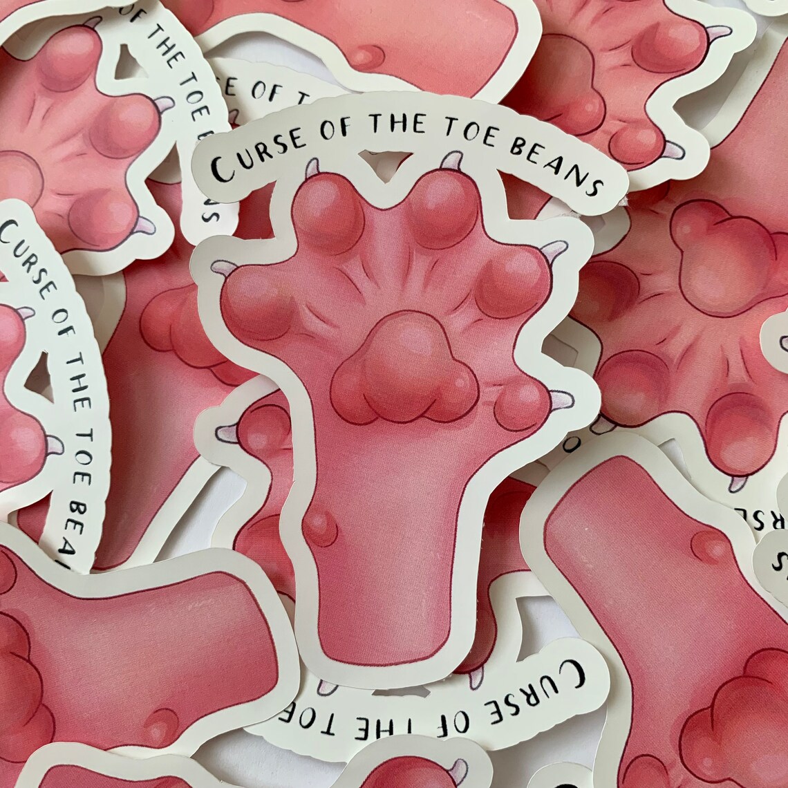 Curse of Toe Beans Sphynx Weatherproof Sticker - Etsy