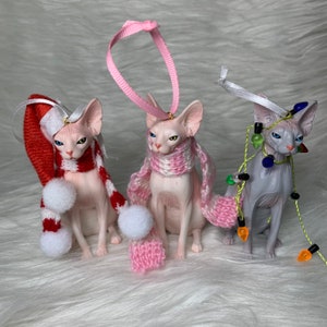 Sphynx Cat Breed Holiday Ornament - Etsy UK