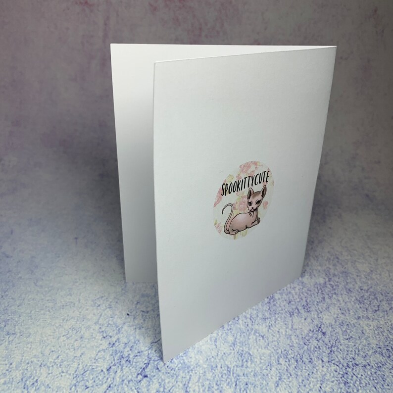 Sphynx Get Well Soon Card BLANK - Etsy