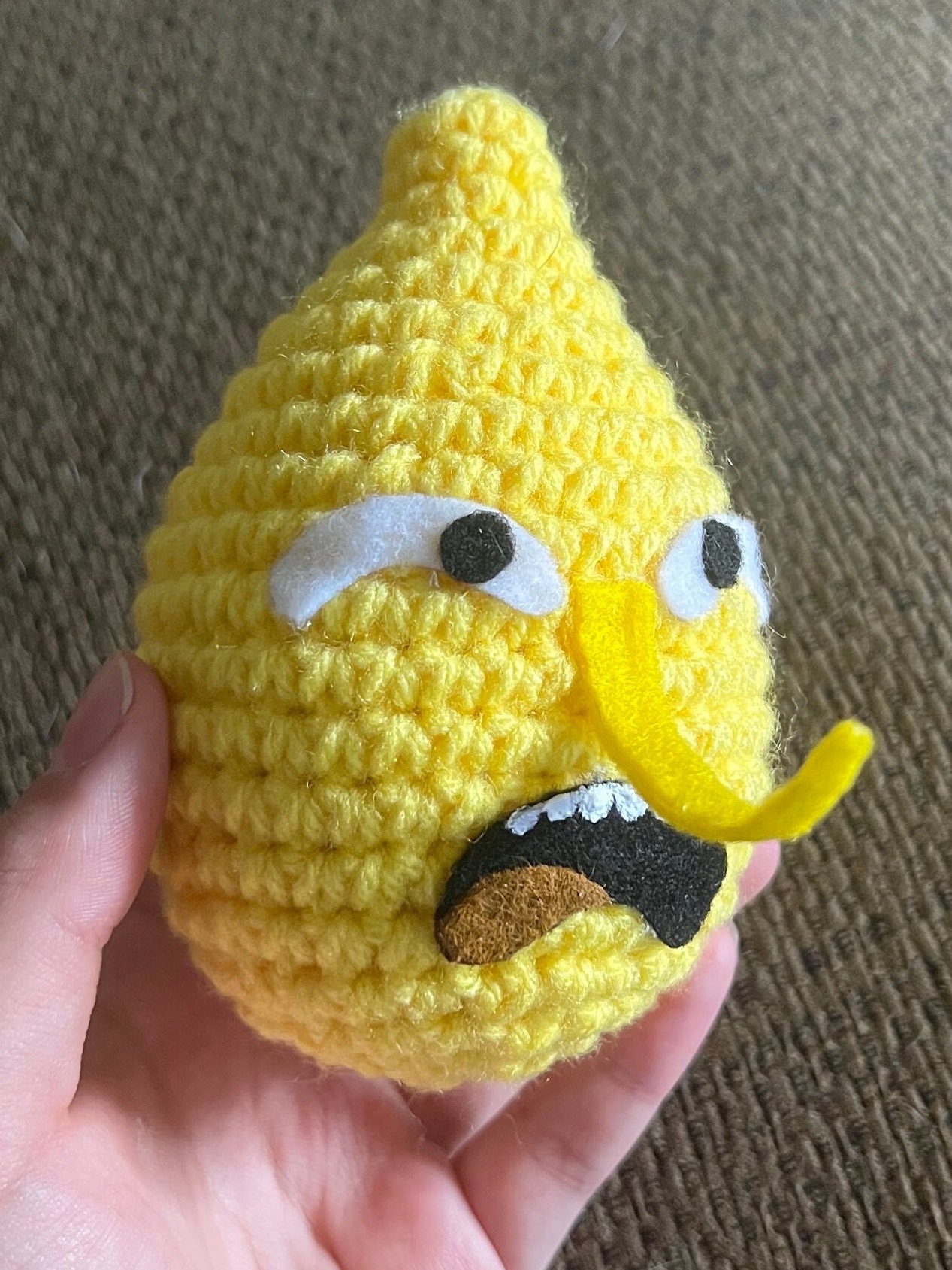 Crochet Lemongrab Pin Cushion - Etsy