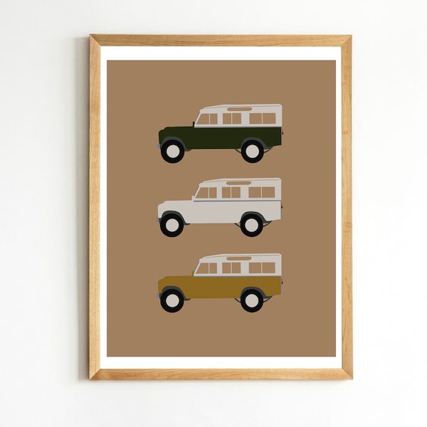 Land Rover Vintage Print - Etsy Australia