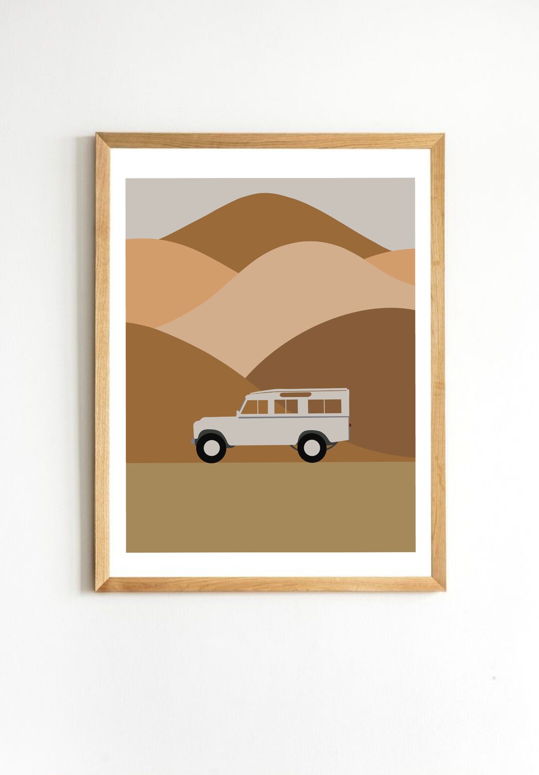 Land Rover Series III Art Print Minimalist Print Land Rover Poster ...