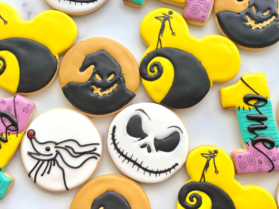 Nightmare Before Christmas Personalized Sugar Cookies | Etsy