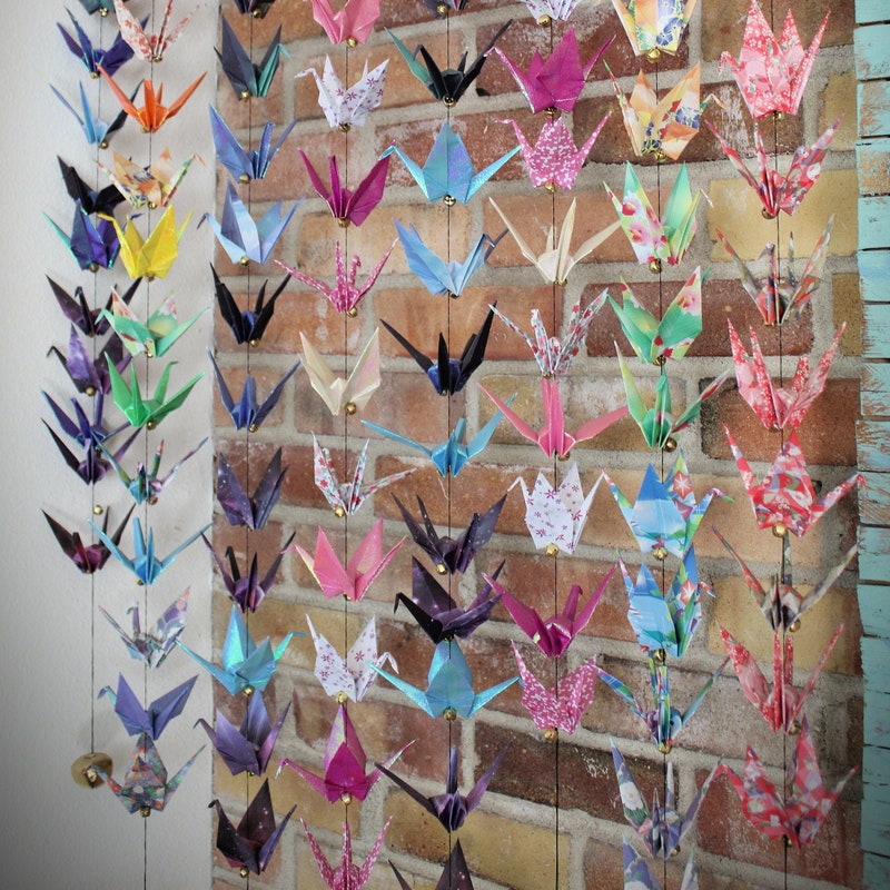 Origami Crane Garland - Etsy