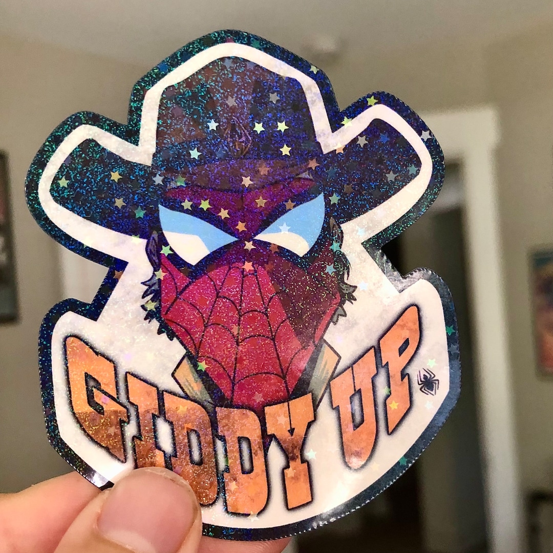 Web-slinger | Sticker | Holographic | Fan Art | Spider-man | Across the ...