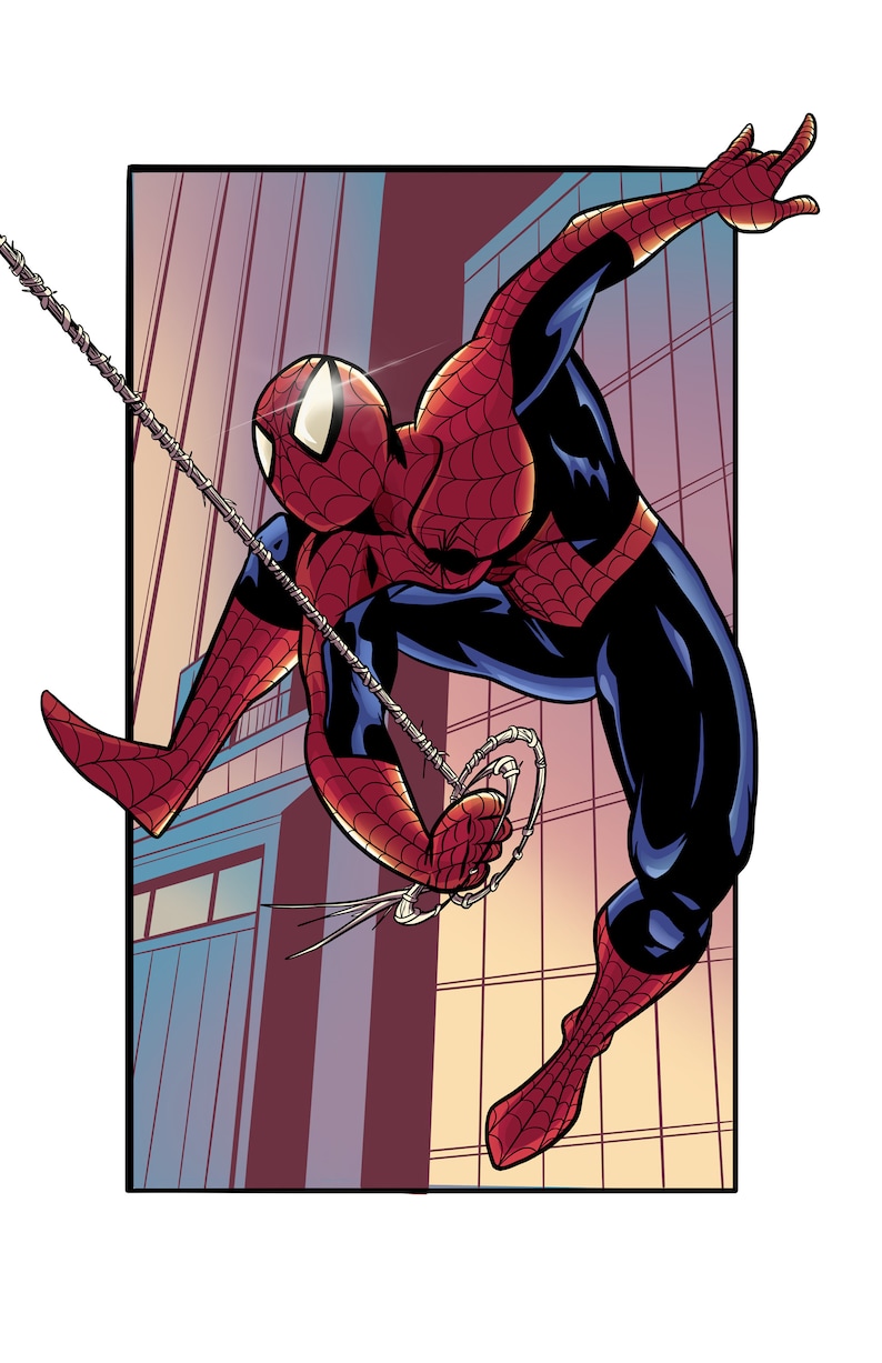 Spiderman Print - Etsy