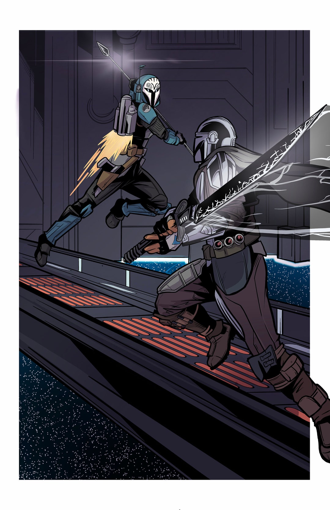 Din Vs Bo Katan - Etsy