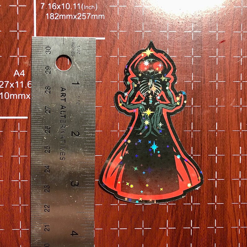 The Flatwoods Monster Cryptid Sticker Holographic - Etsy
