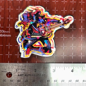 Spider-punk Hobie Brown Sticker Holographic Fan Art - Etsy