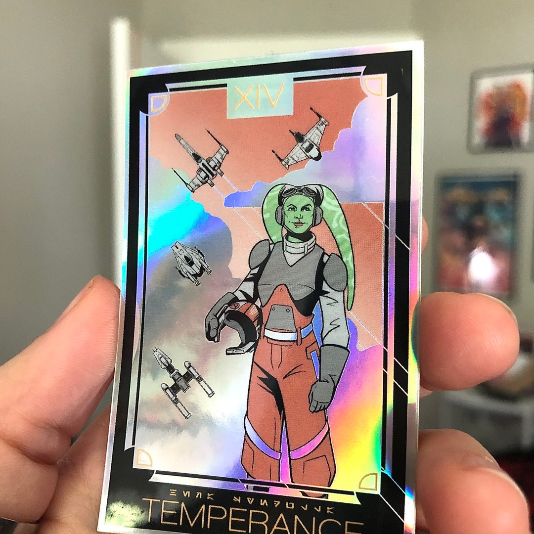 Hera Syndulla | Sticker | Temperance | Star Wars | Tarot | Holographic ...