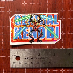 Obi Wan Kenobi | General Grevious | Hello There | Sticker | Holographic ...