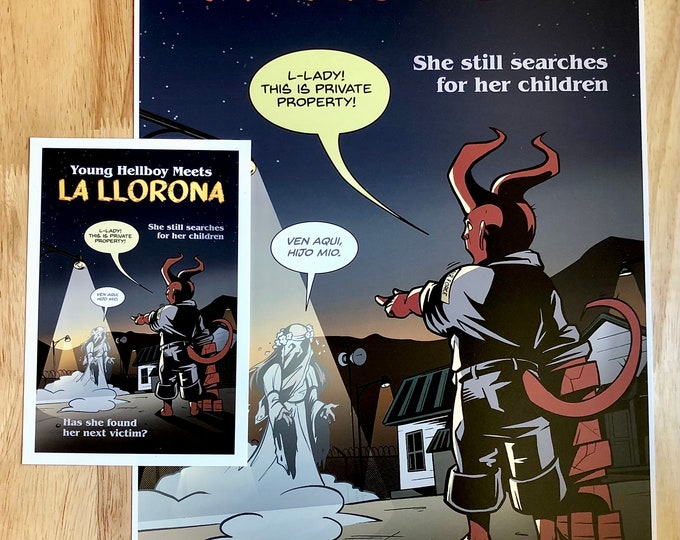 La Llorona | Hellboy | Comic Cover | Mystery Book | Art Print | Fan Art ...