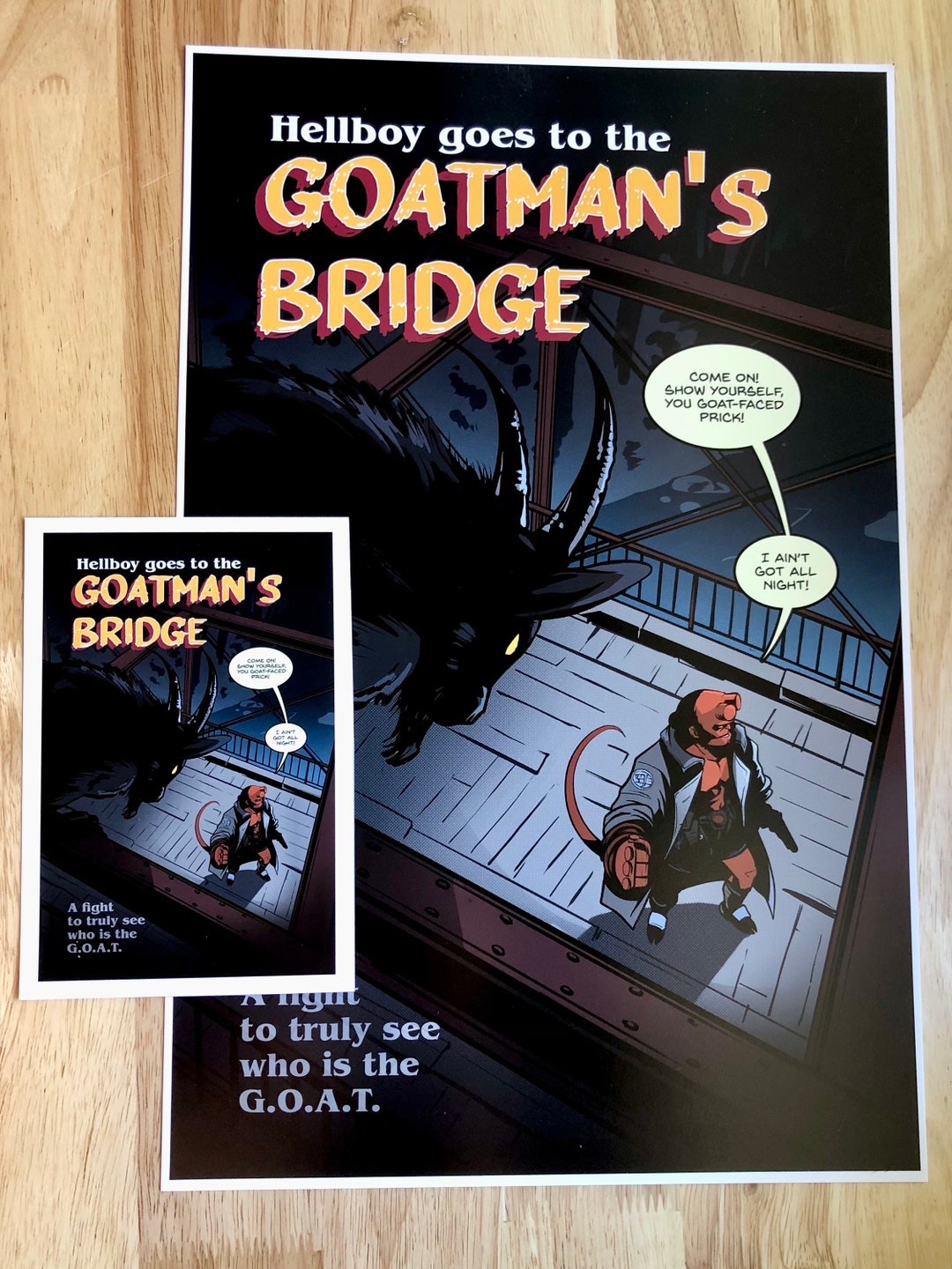 The Goatman | Alton Bridge | Hellboy | Comic Cover | Mystery Book | Art ...