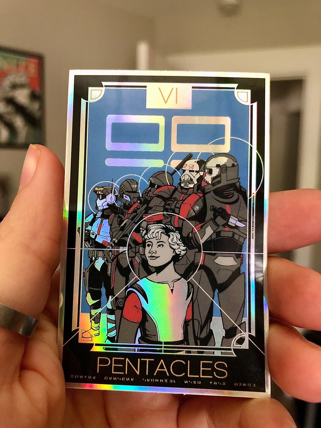 The Bad Batch | Sticker | Holographic | Pentacles | Tarot - Etsy