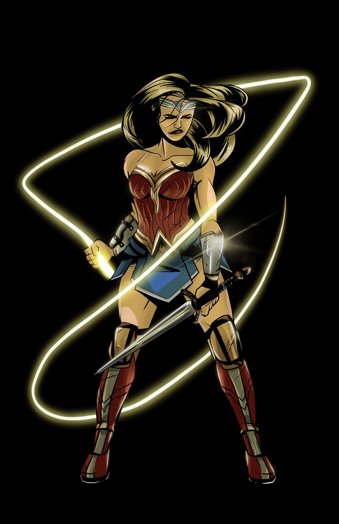 Wonder Woman Print - Etsy
