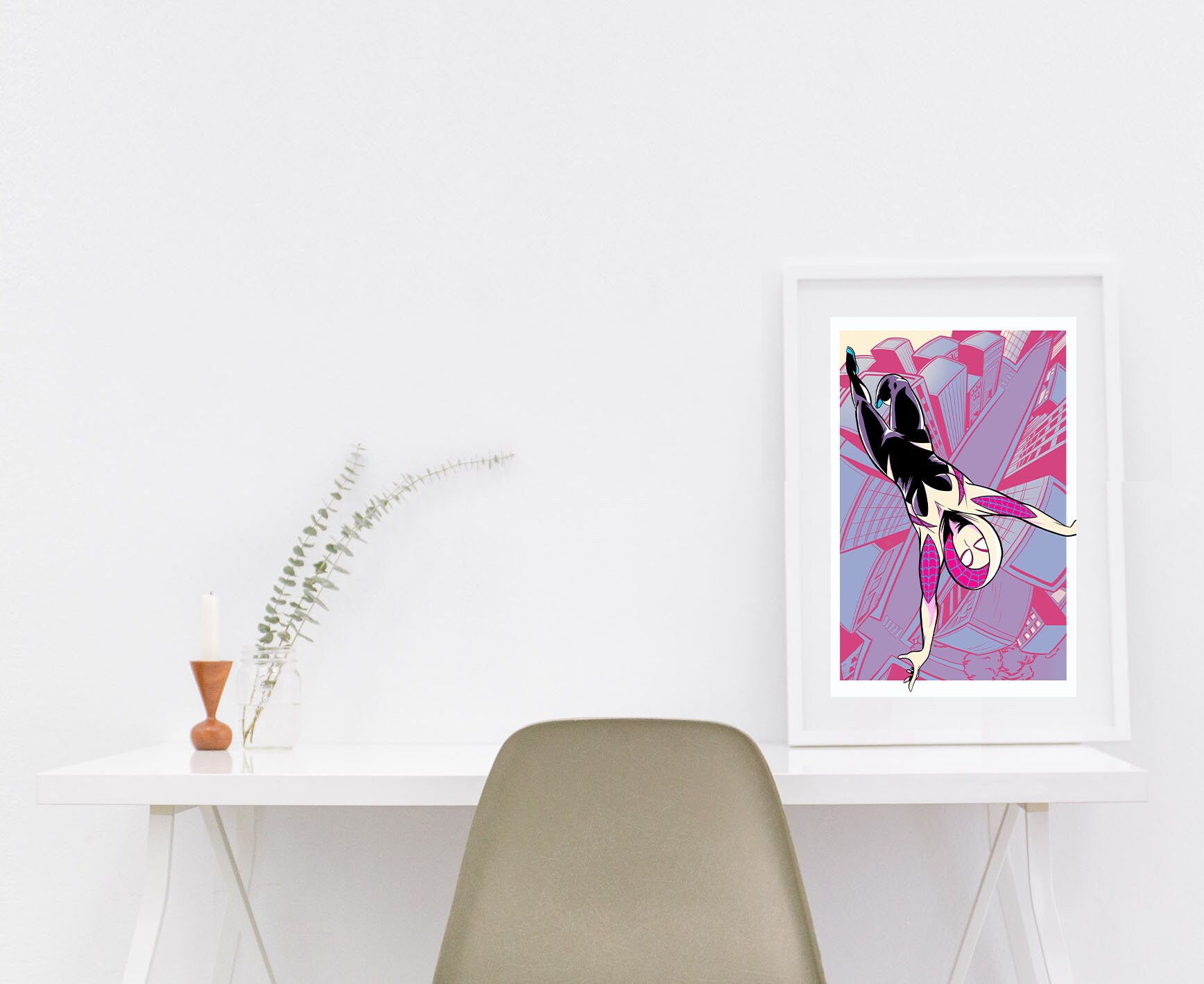 Spider Gwen Print | Etsy