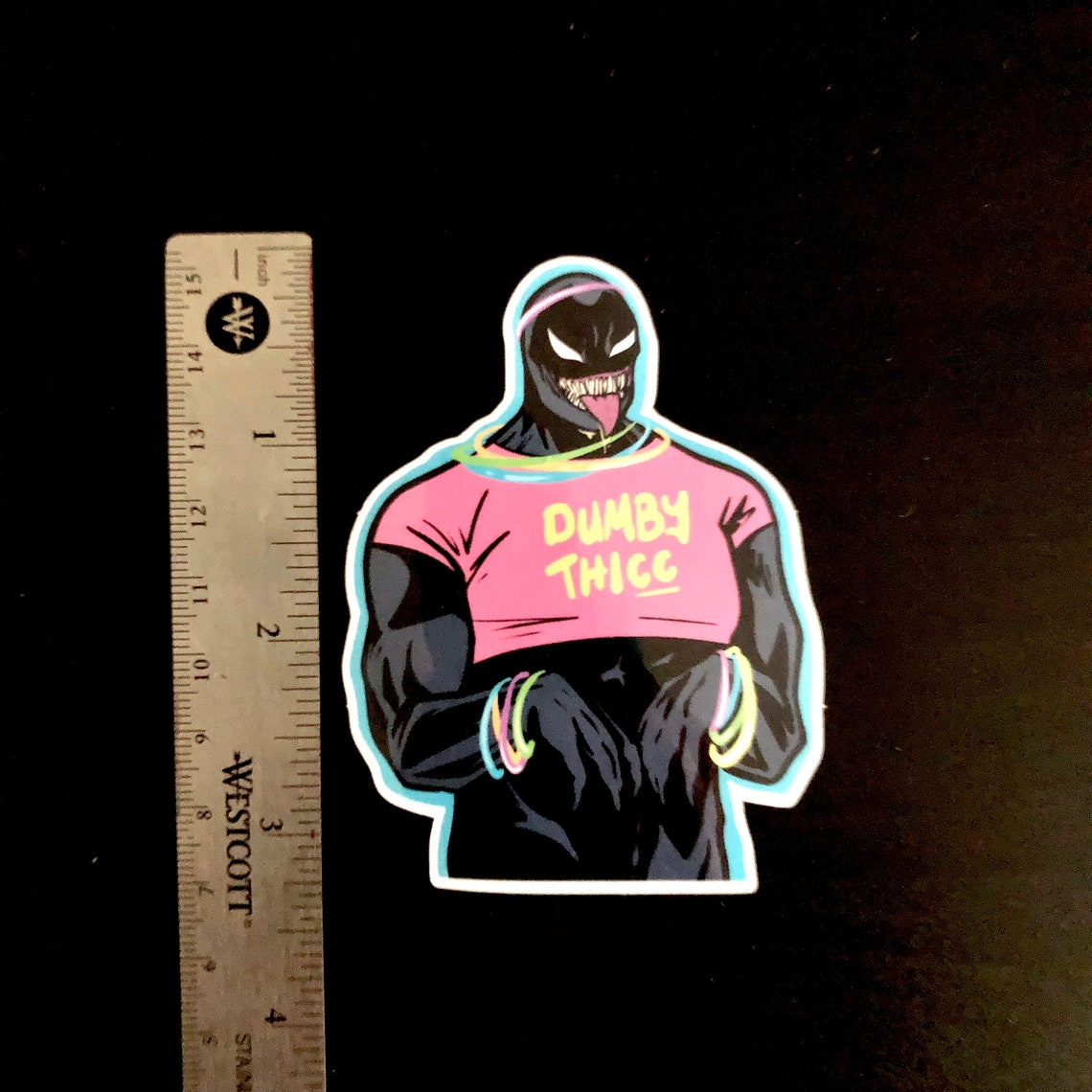 Venom: Dumby Thicc Sticker - Etsy