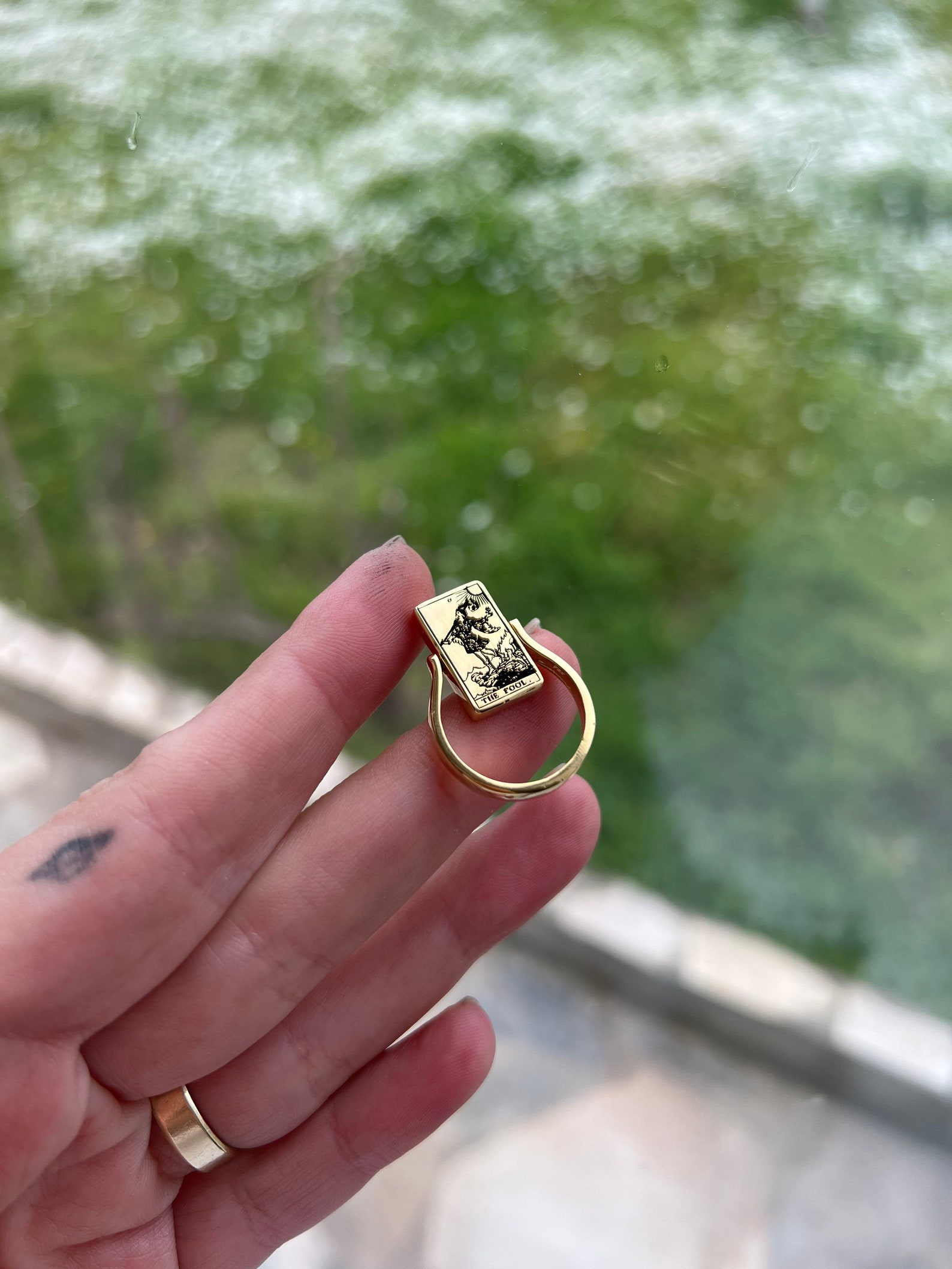 Tarot Card Silver Ring Double-sided the Fool X the Magician - Etsy
