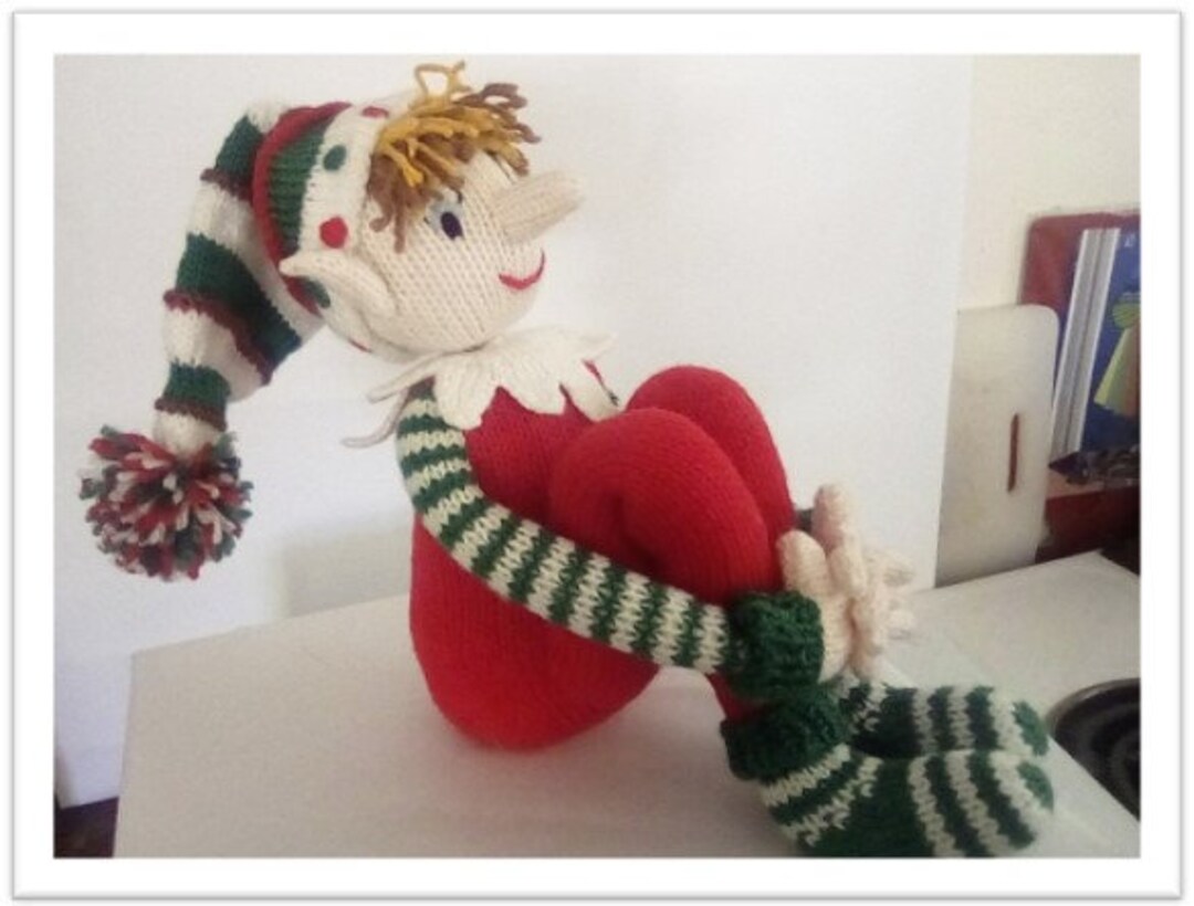 Elgin the Elf Knitting Pattern - Etsy