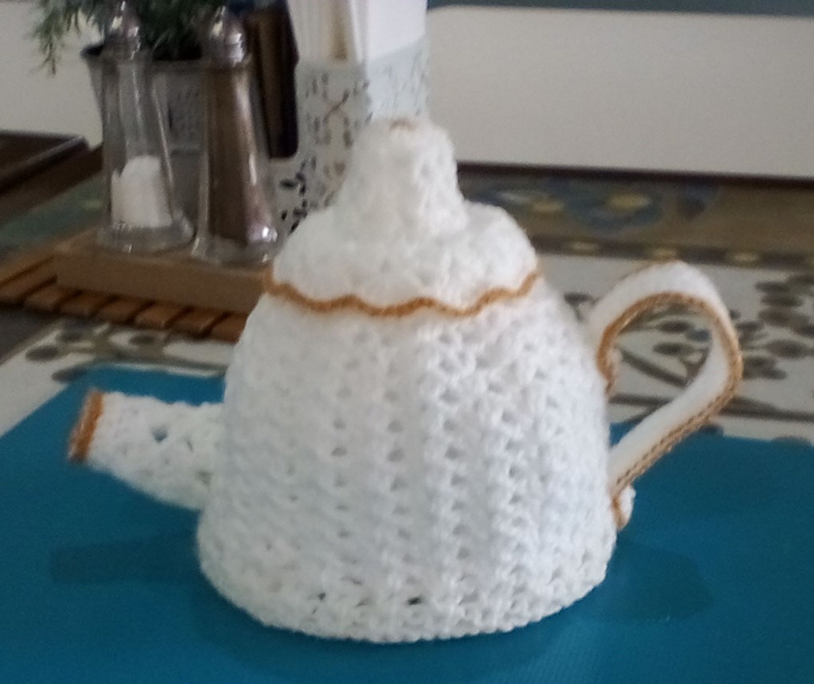 Tea Set Crochet Pattern With Teapot - Etsy