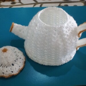 Tea Set Crochet Pattern With Teapot - Etsy