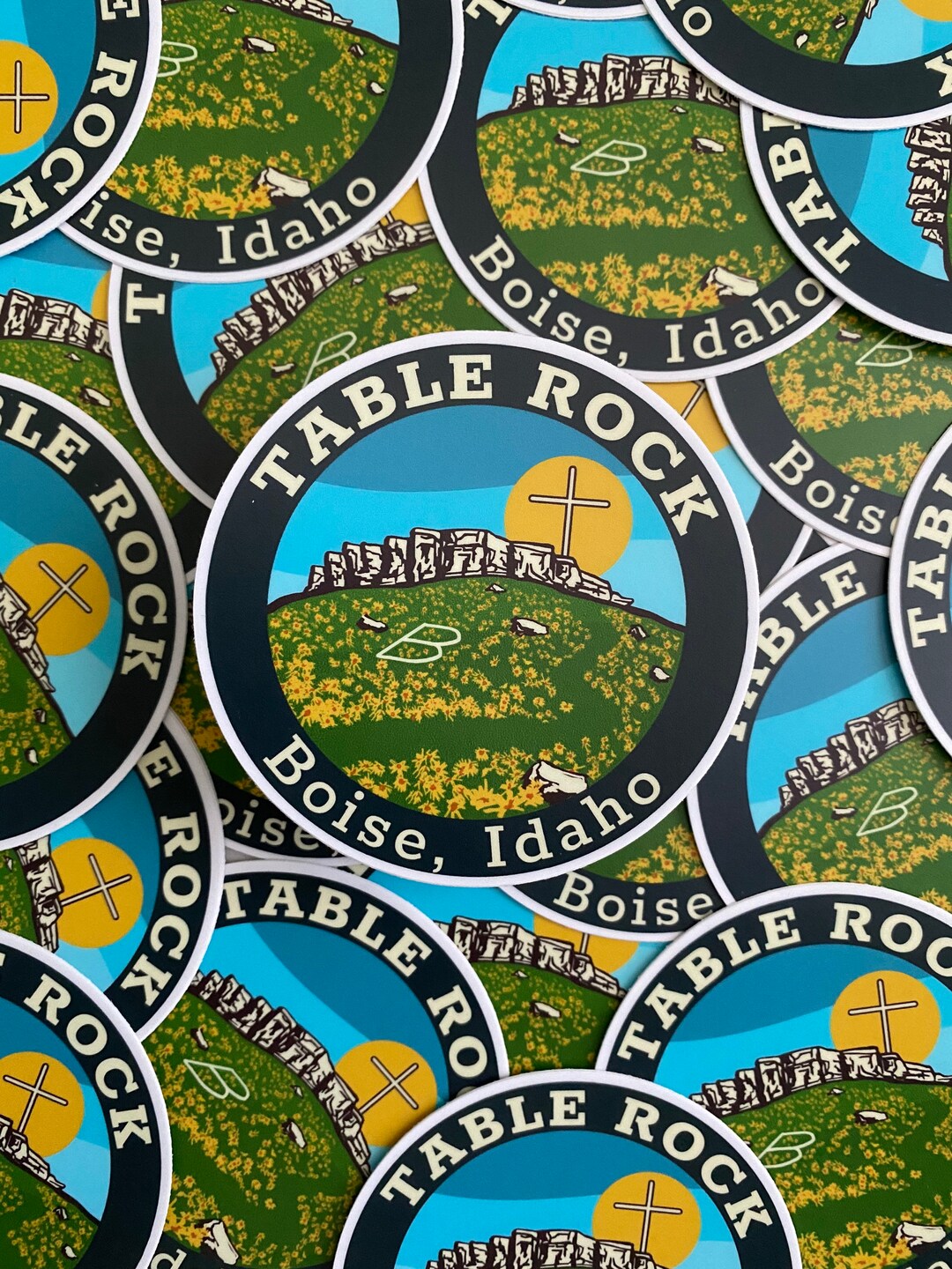 Table Rock Sticker, Boise Idaho Sticker, Table Rock Hike, Hiking ...