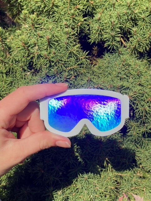 Ski Goggle Holographic Sticker Holographic Sticker Ski | Etsy