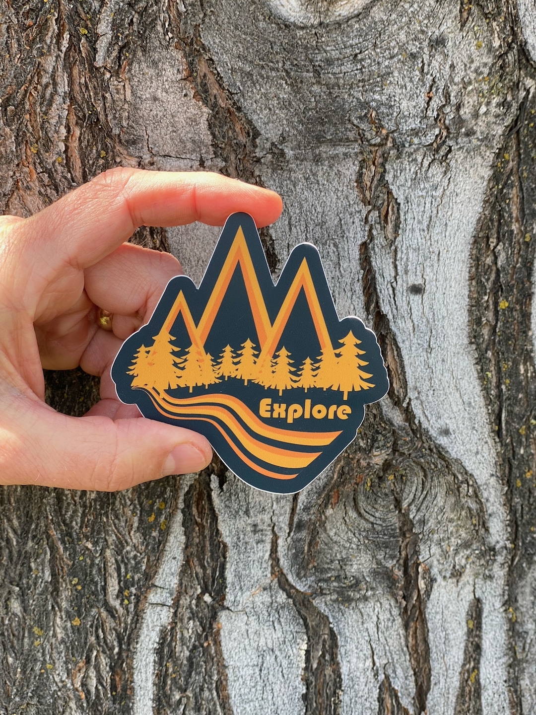 Blue Mountain Sticker, Explore Sticker, Idaho Sticker, Mountain Scene ...