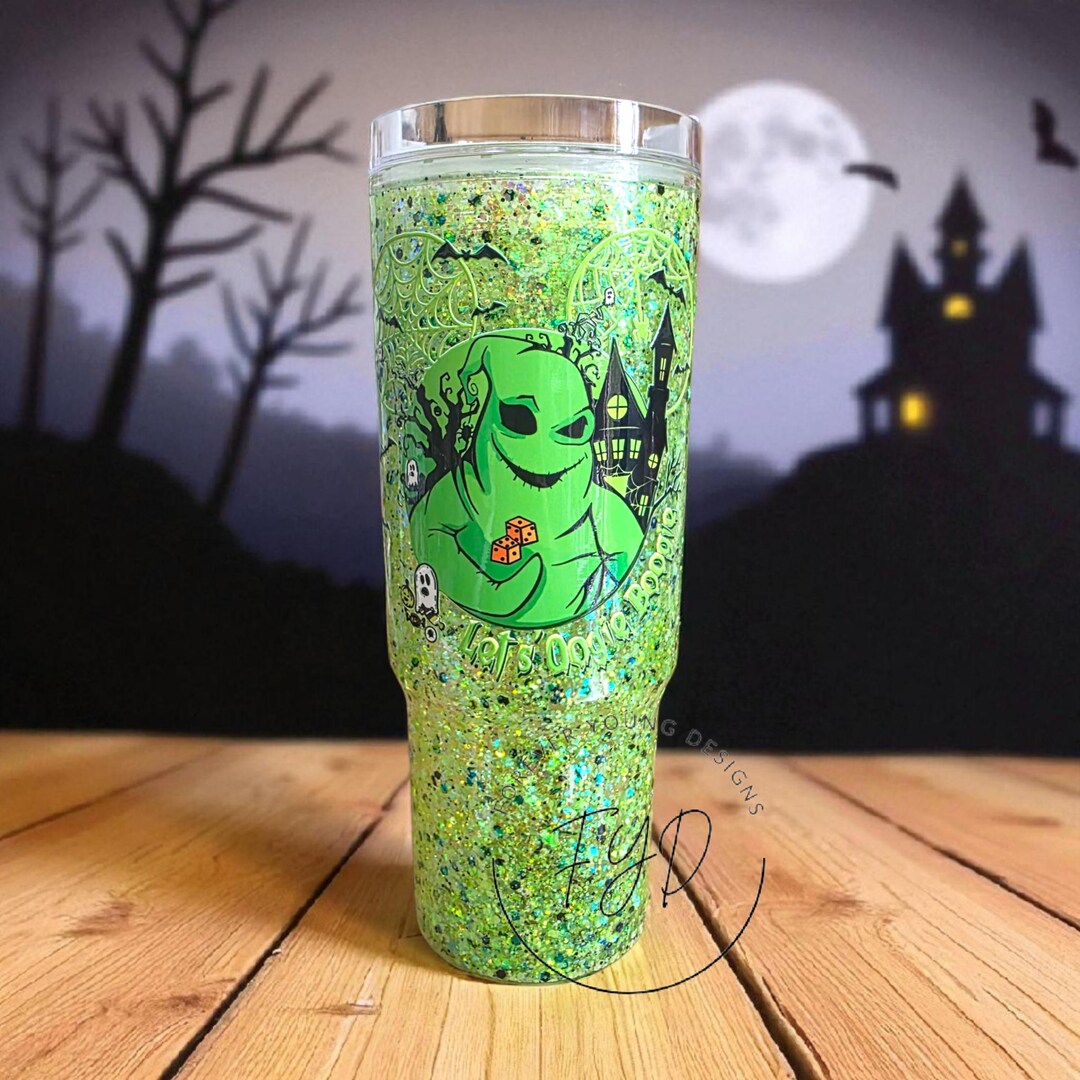 Spooky Dice Snow Globe Tumbler | 40oz | Acrylic | Kid Friendly ...
