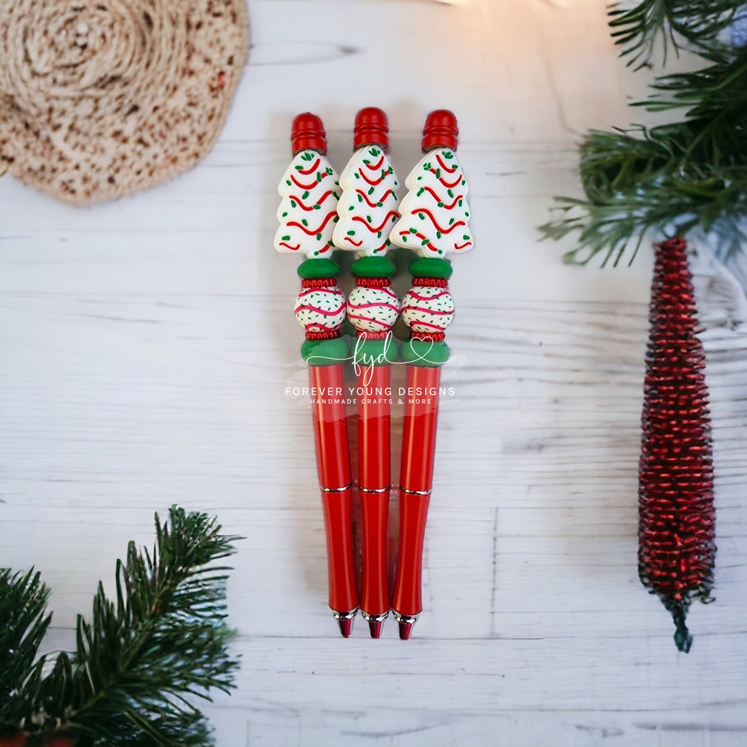 Christmas Tree Beaded Pen - Etsy