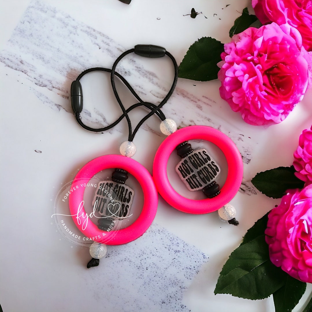Hot Girls Hit Curbs Car Charm Rear View Mirror Car Ornaments Ready to ...