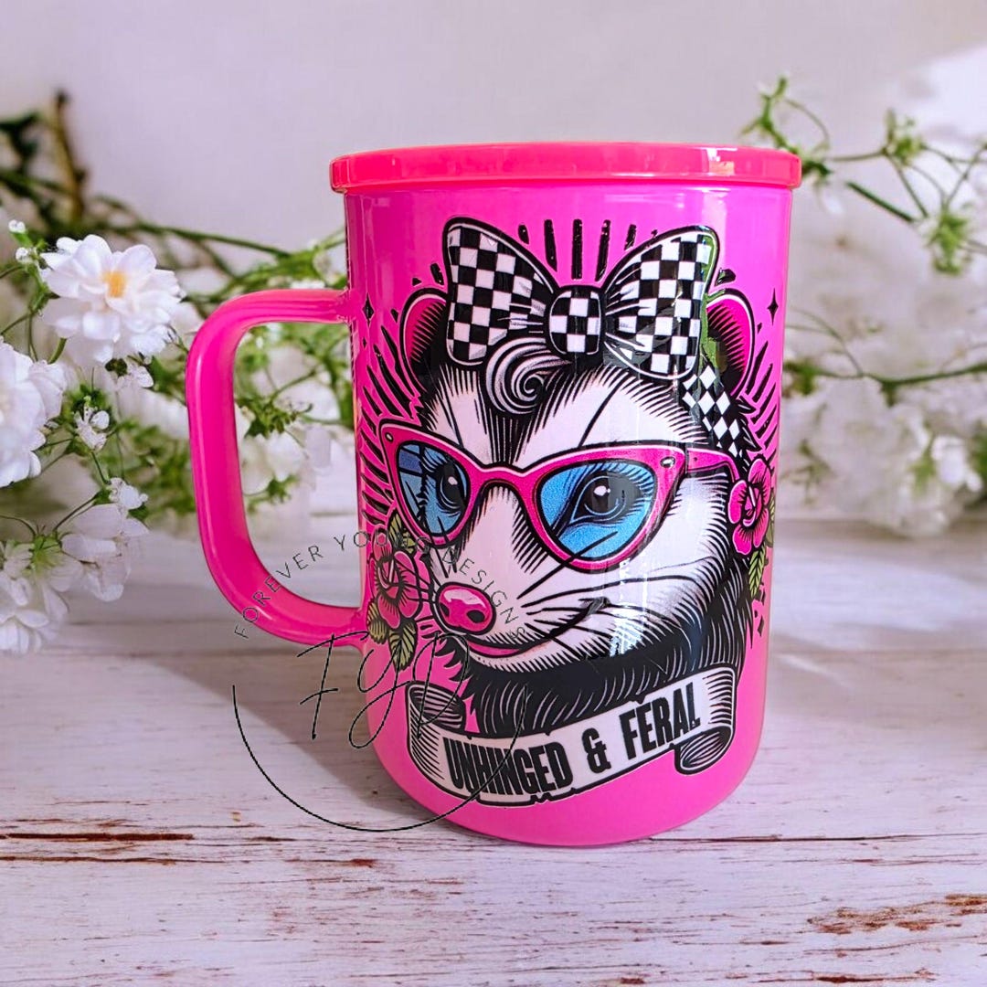 Unhinged & Feral Coffee Cup | Cute Gifts | Coffee Mugs | 17oz | Ready ...
