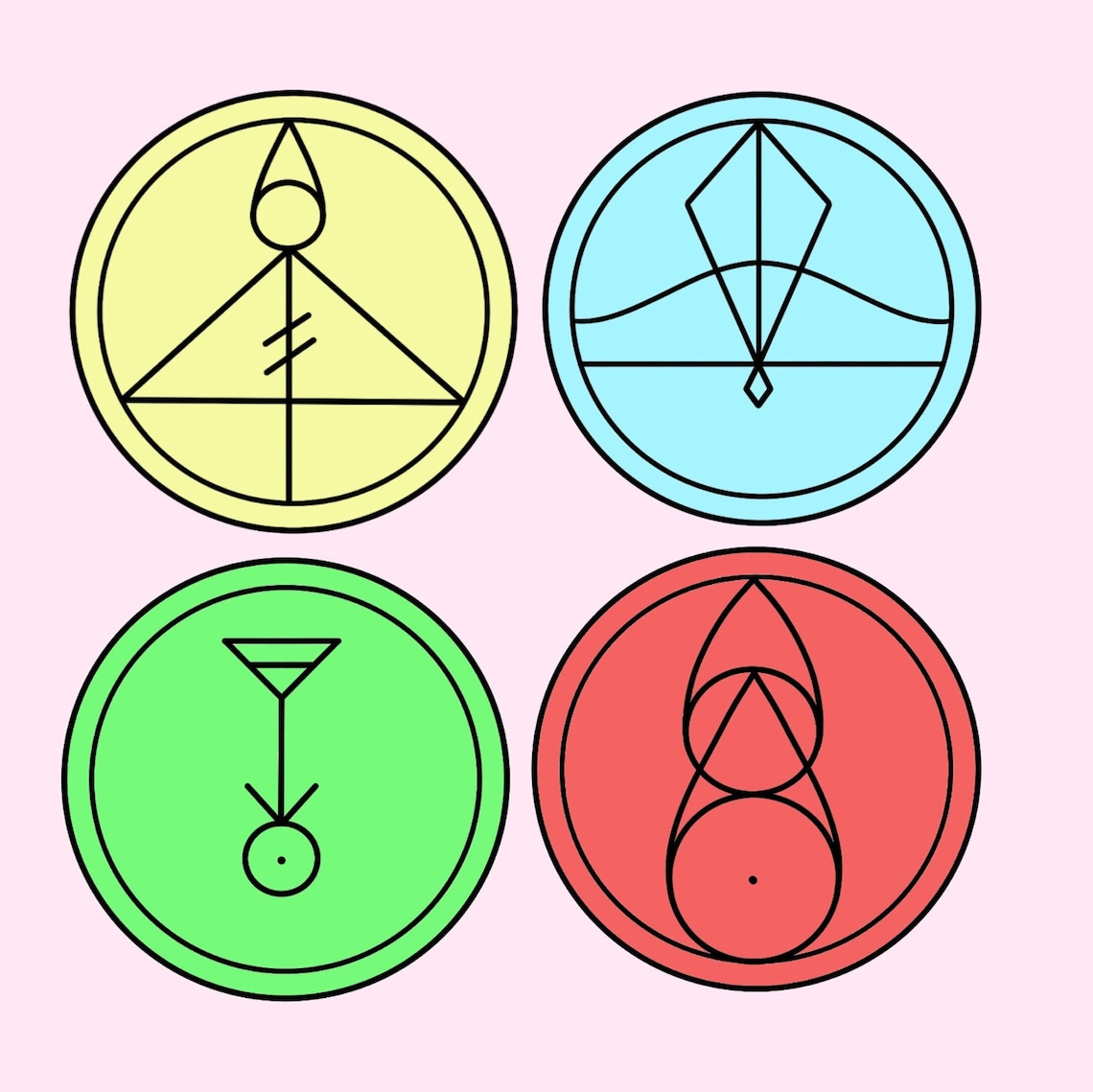 Vinyl Owl House Glyph Stickers - Etsy