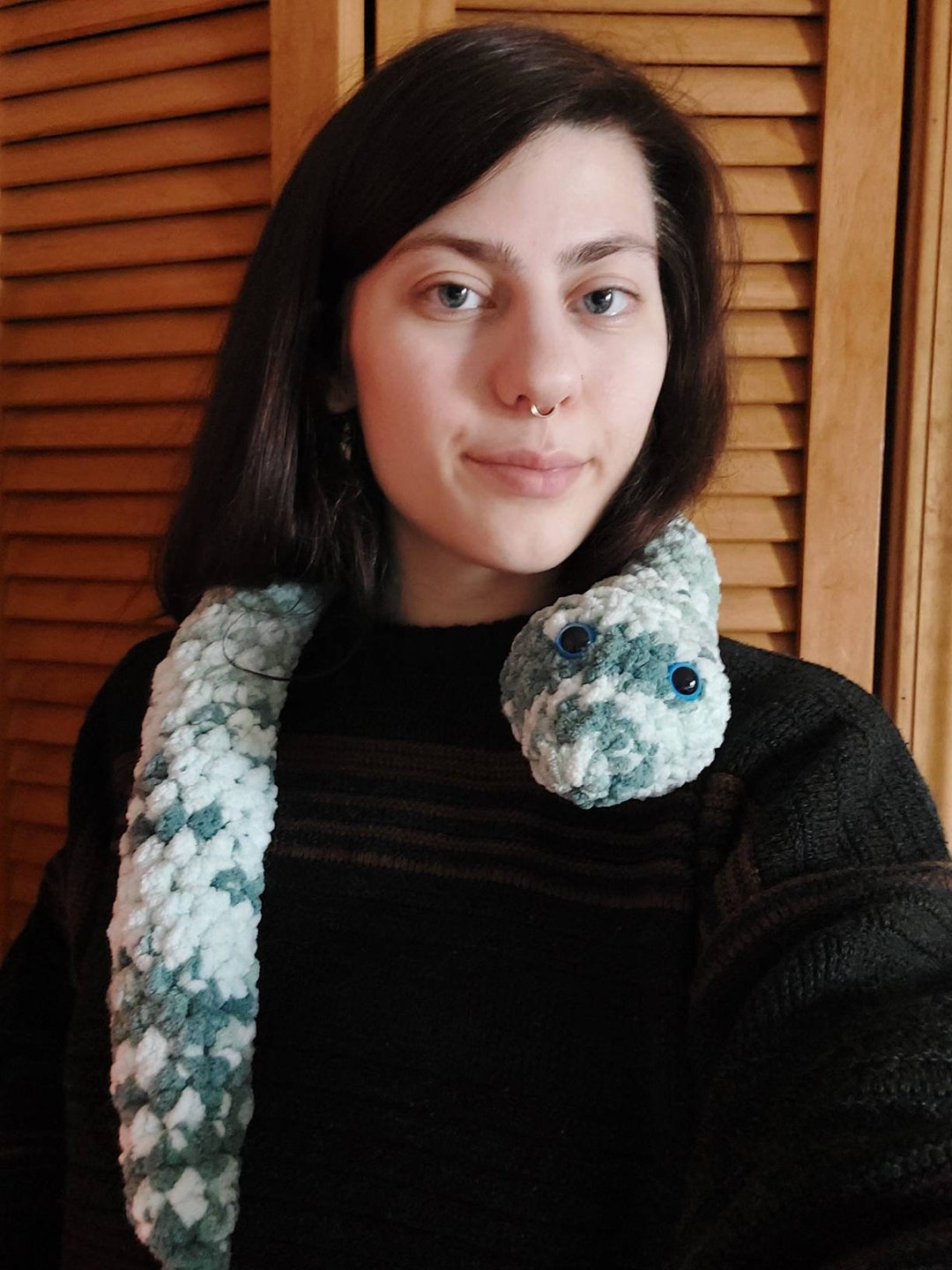 CUSTOM Snek the Snake Friend, Crochet Snake, Crocheted, Plush Snake, Plushy, Plush Pet Snake ...