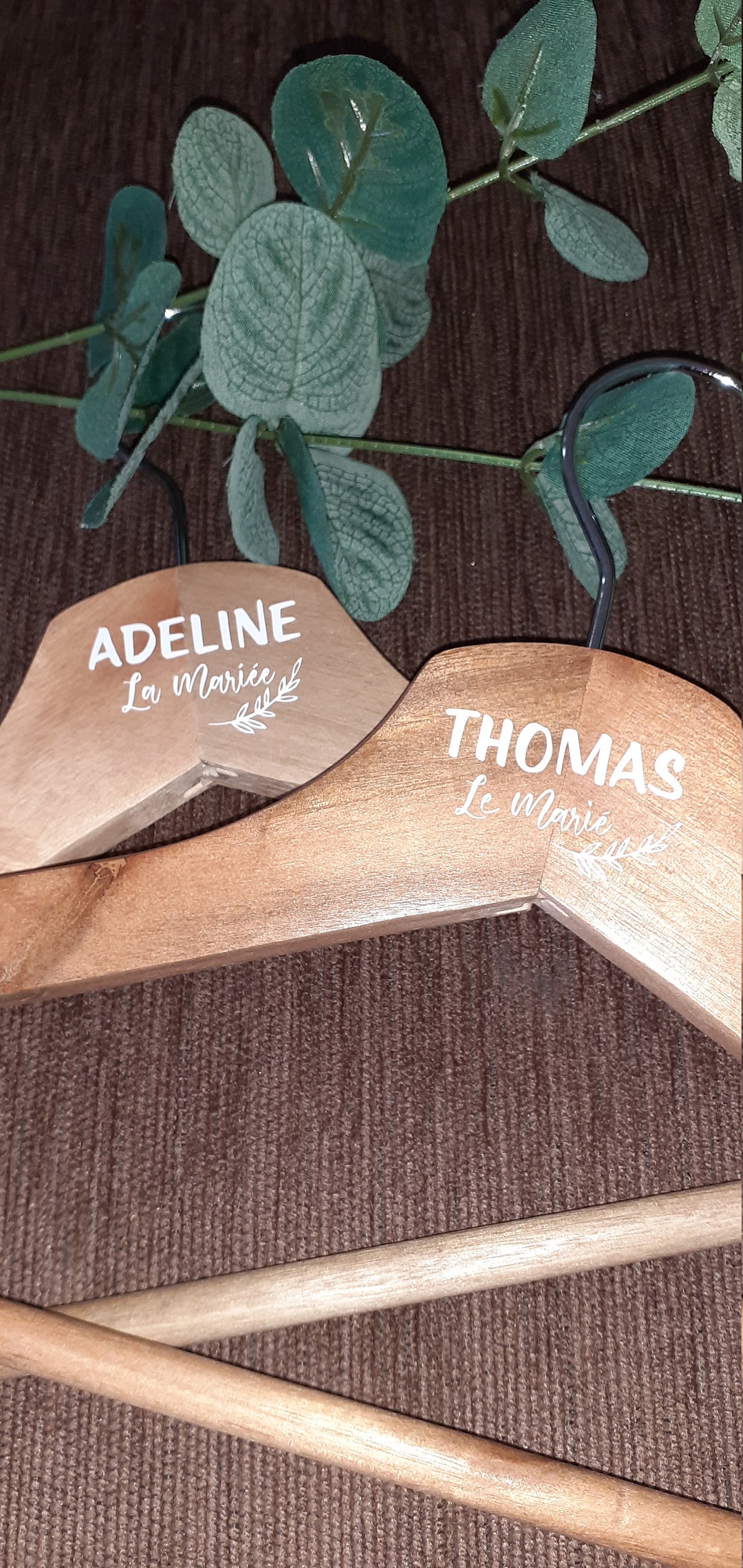 Personalized Wedding Hanger Stickers, Hanger Stickers, Wedding Hangers ...