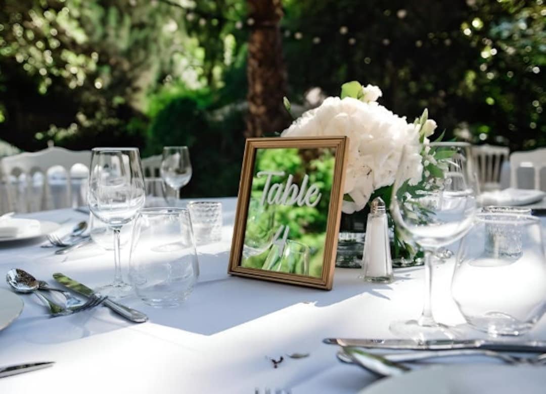 Table Number Stickers, Wedding Table Stickers, Wedding Table Number ...