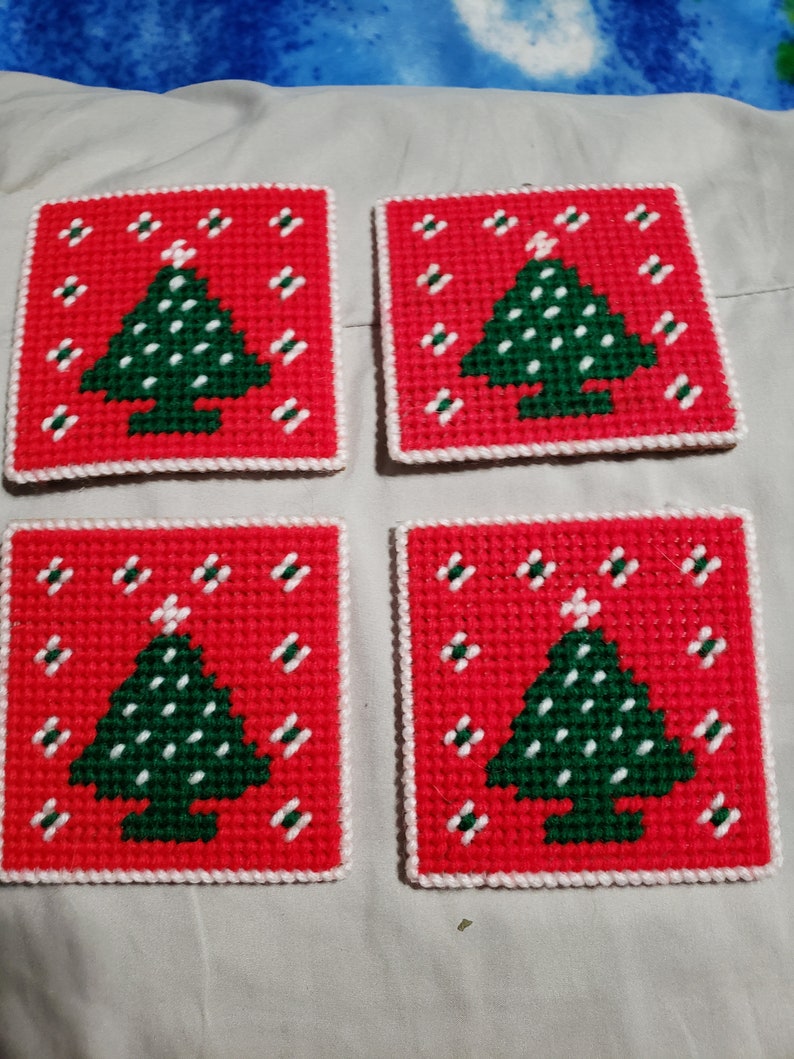 Christmas Coasters - Etsy