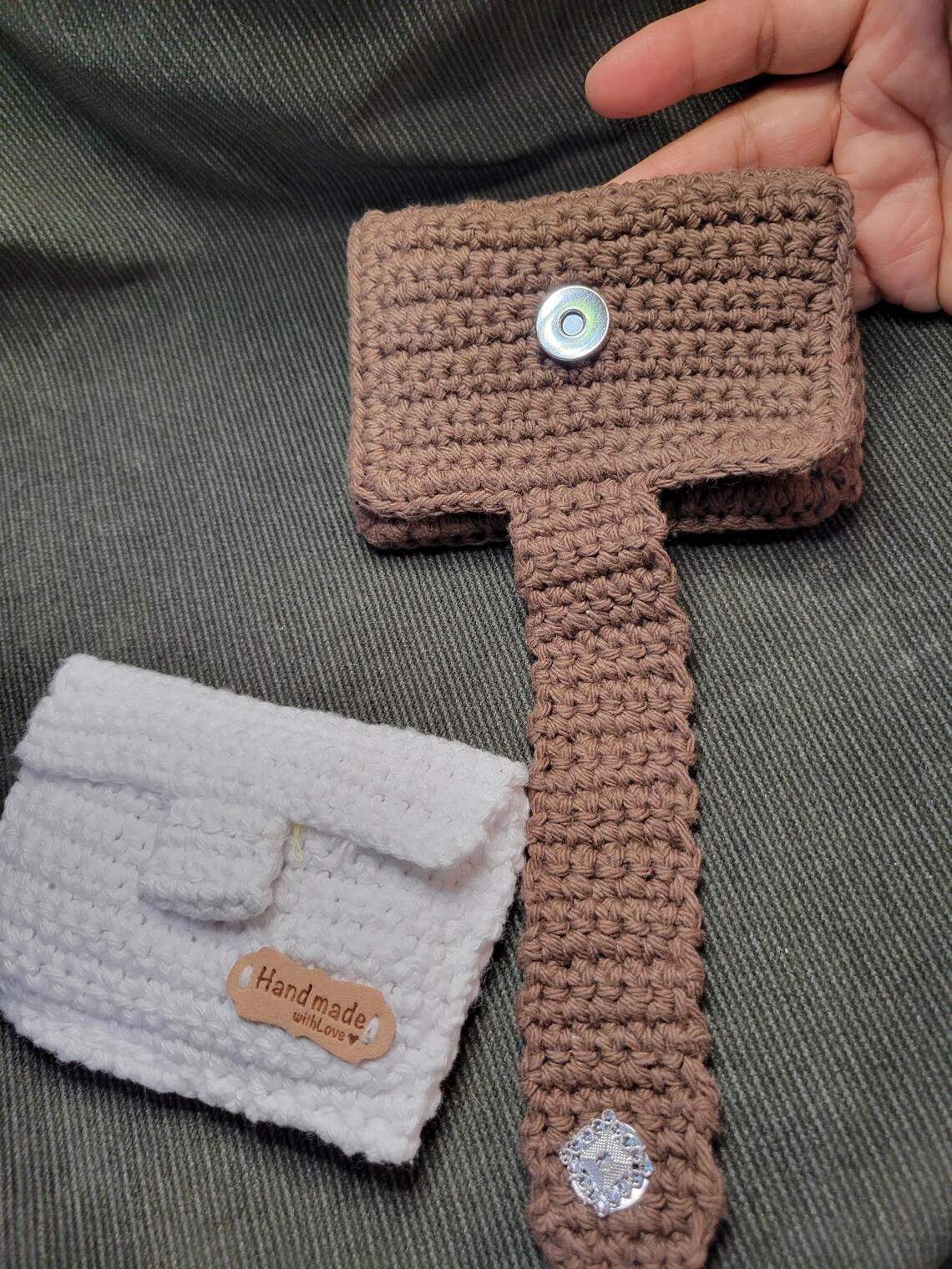 Crochet Wallets 100% Cotton Yarn - Etsy