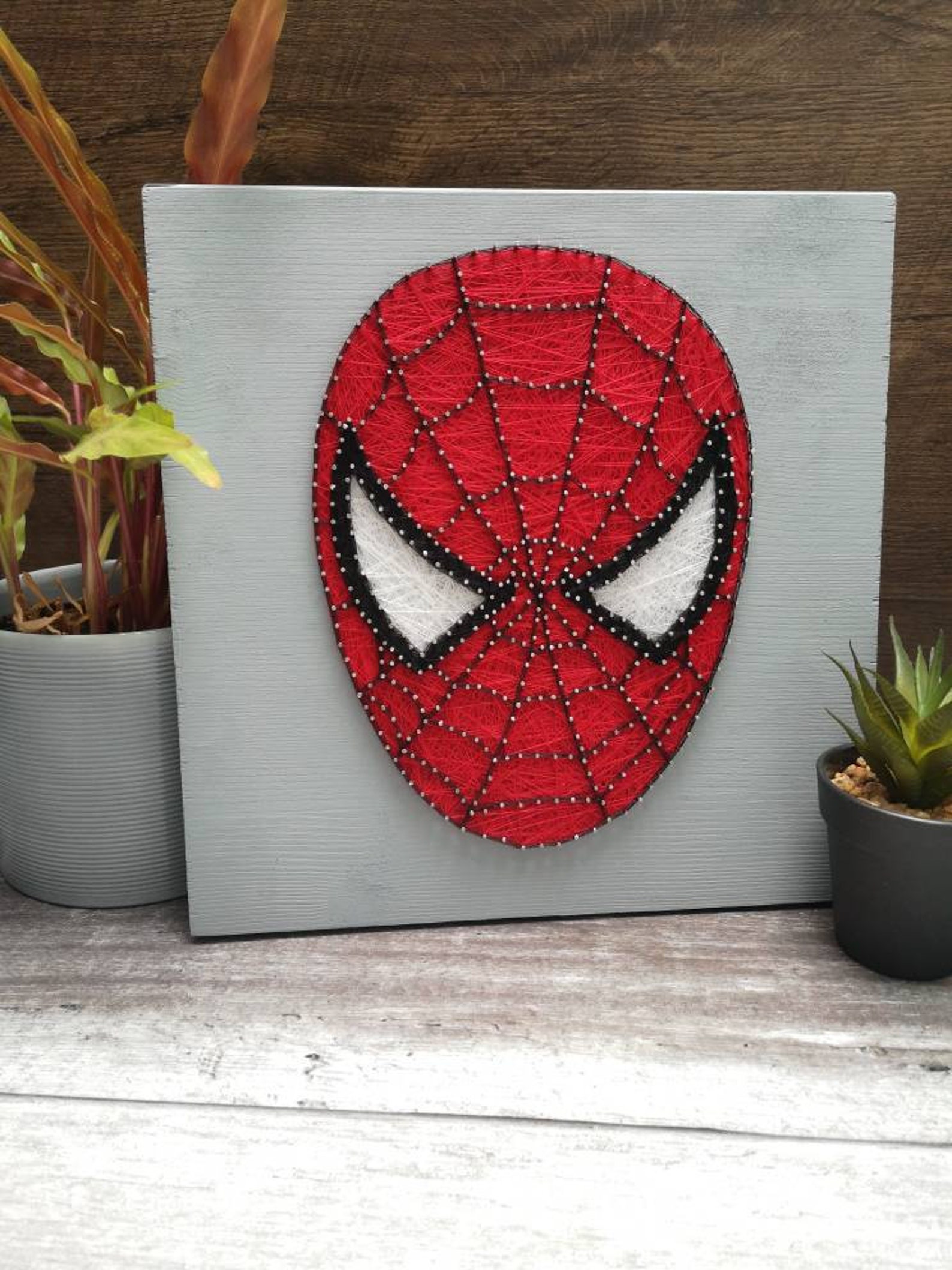 Spider-man String Art - Etsy